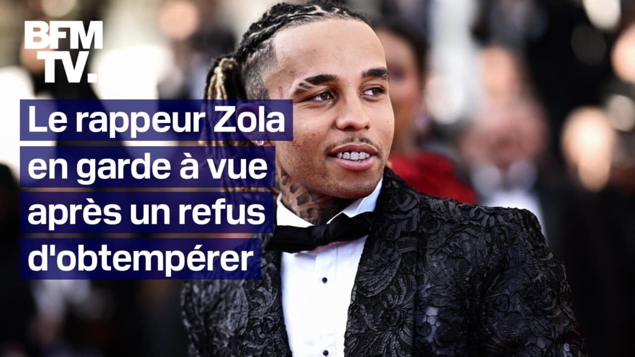 Le rappeur Zola a été placé en garde à vue après un refus d’obtempérer ...