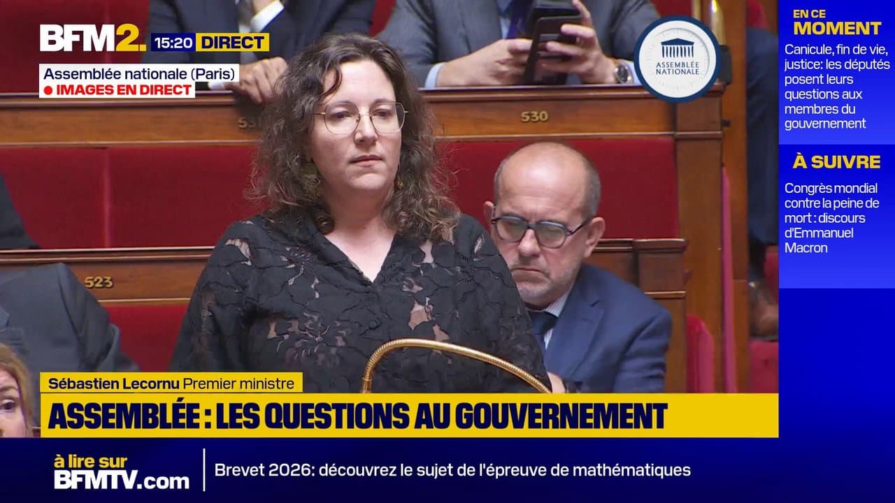 Canicule: échanges tendus entre Cyrielle Chatelain et Sébastien Lecornu ...