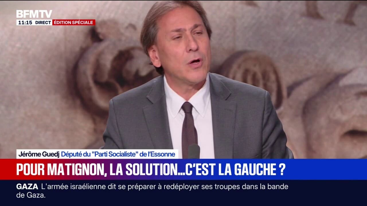 Crise politique: Jérôme Guedj (PS) salue des "évolutions significatives ...