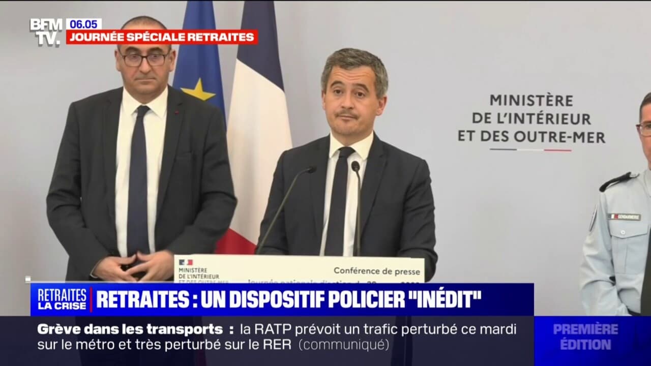 Mobilisation contre la réforme des retraites: un dispositif policier ...