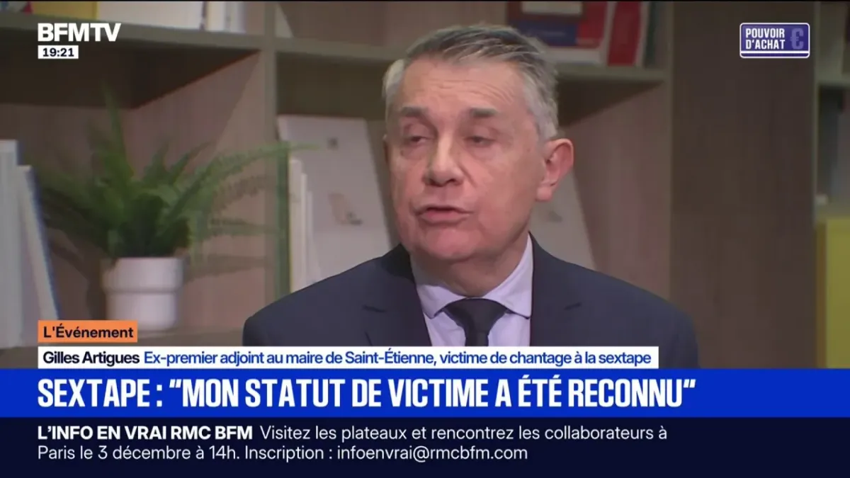 Gilles Artigues, victime de chantage à la sextape, explique que la ...