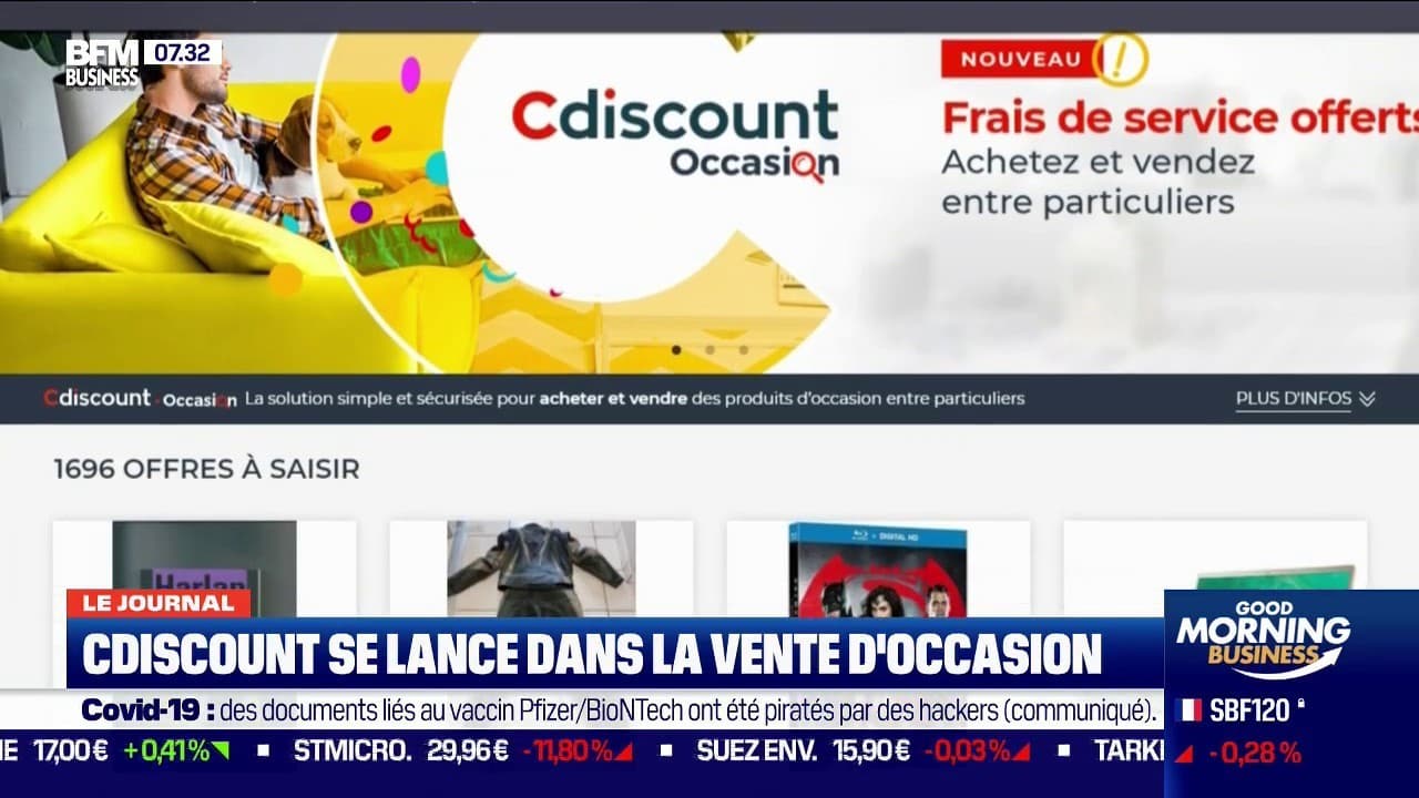 Cdiscount lance sa plateforme de vente d'occasion