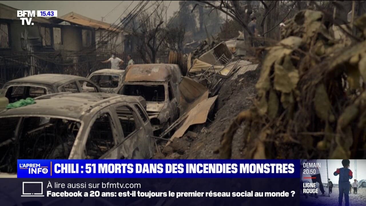 Chili: plus de 50 morts dans des incendies qui ravagent le sud et le ...