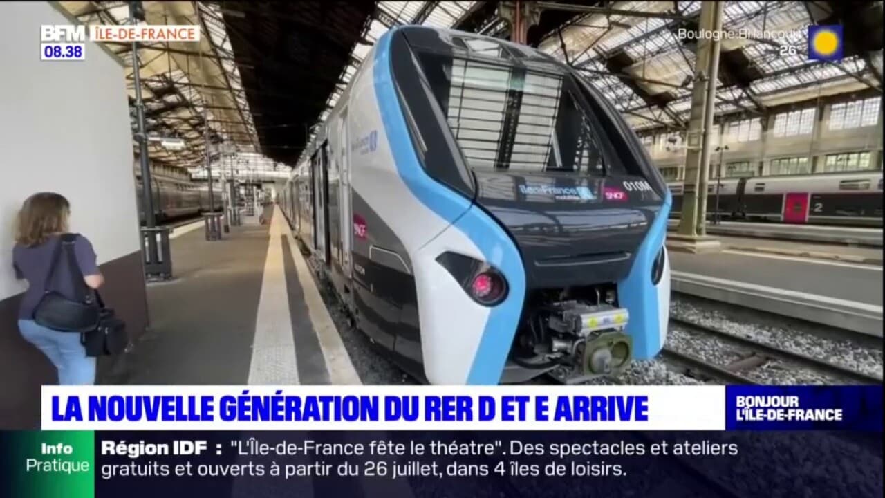 Phase de test pour les nouveaux RER D et RER E