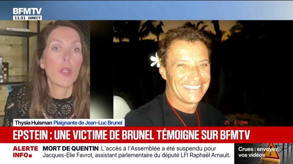 Affaire Jeffrey Epstein: "J'ai été présentée à Jean-Luc Brunel, j'avais ...