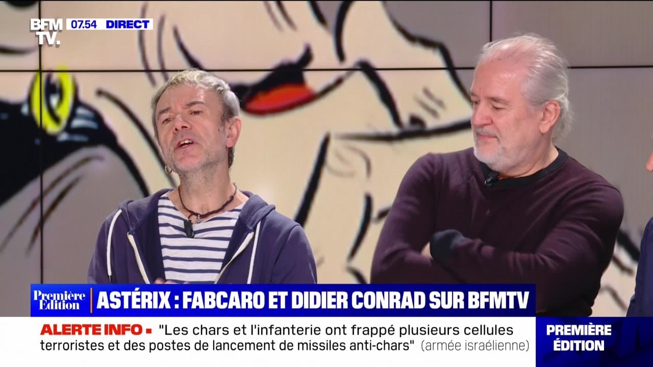 Astérix : Fabcaro et Didier Conrad sur BFMTV - 26/10