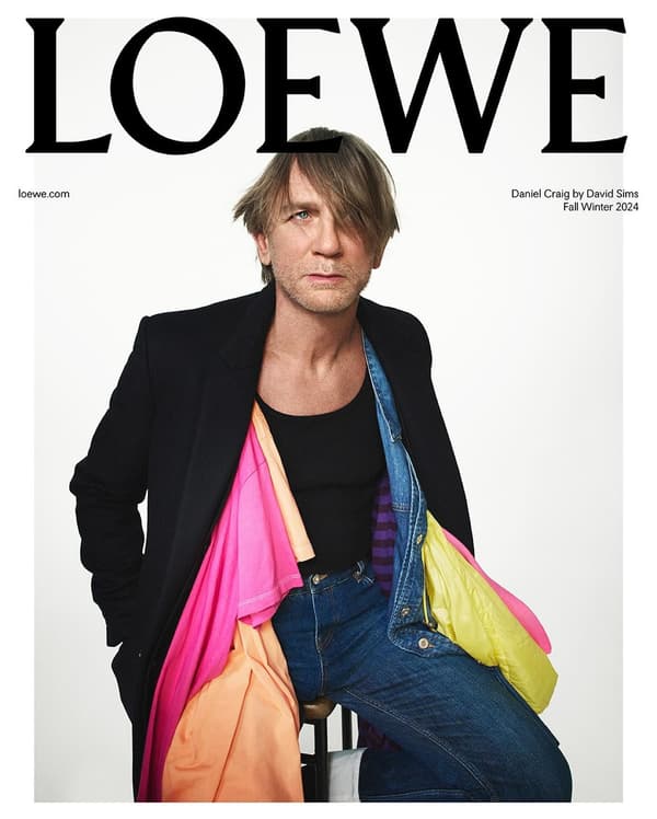 Daniel Craig métamorphosé dans la dernière campagne mode de Loewe