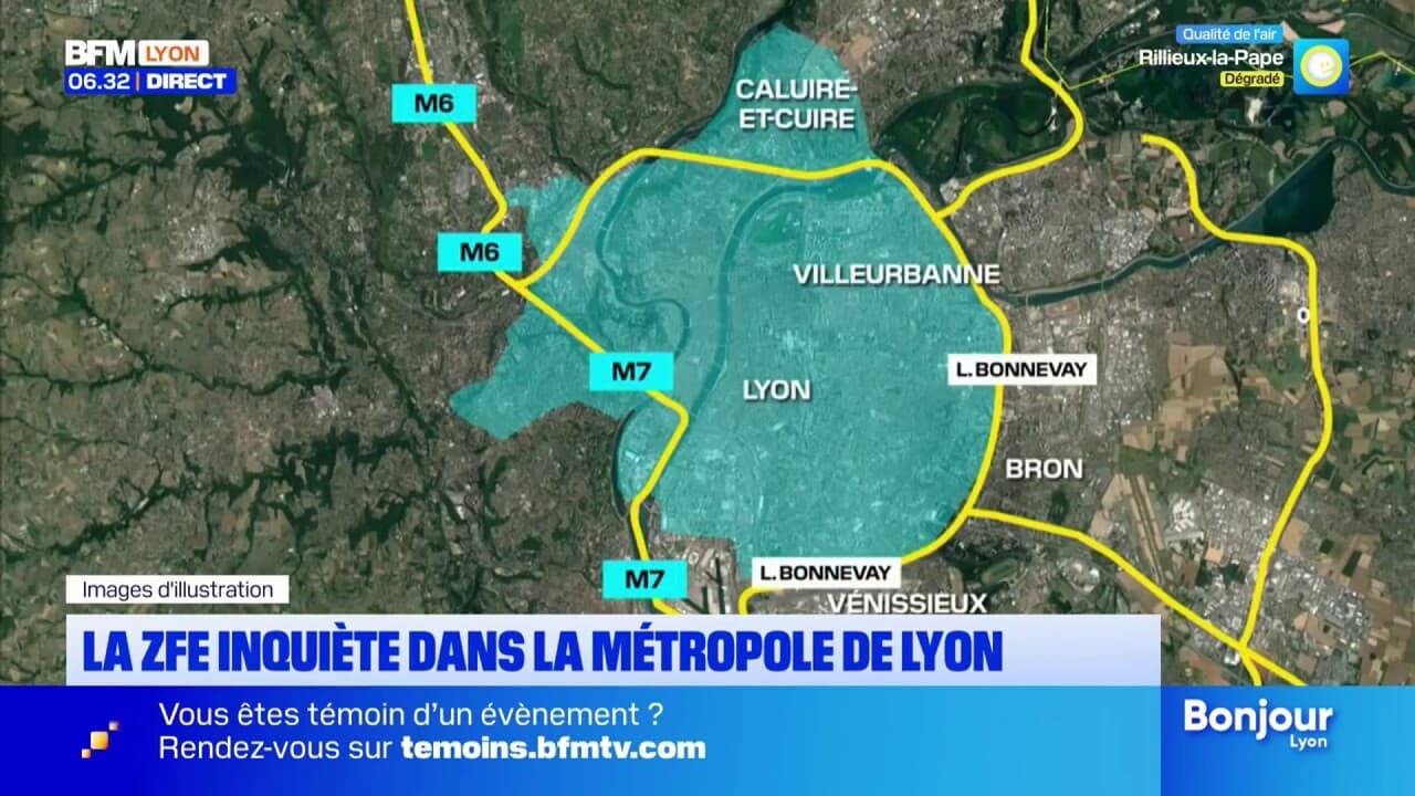 Métropole de Lyon: la zone à faibles émissions inquiète