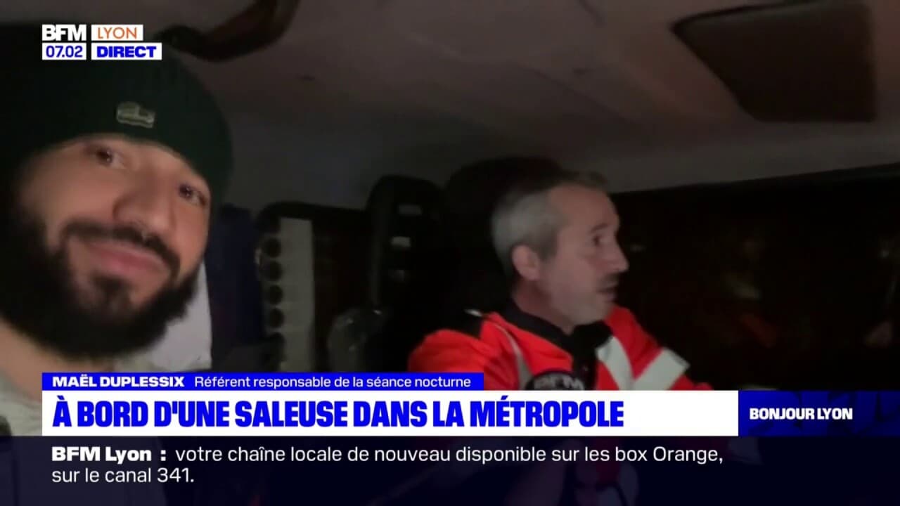 Rhône: à bord d'une saleuse dans la métropole de Lyon