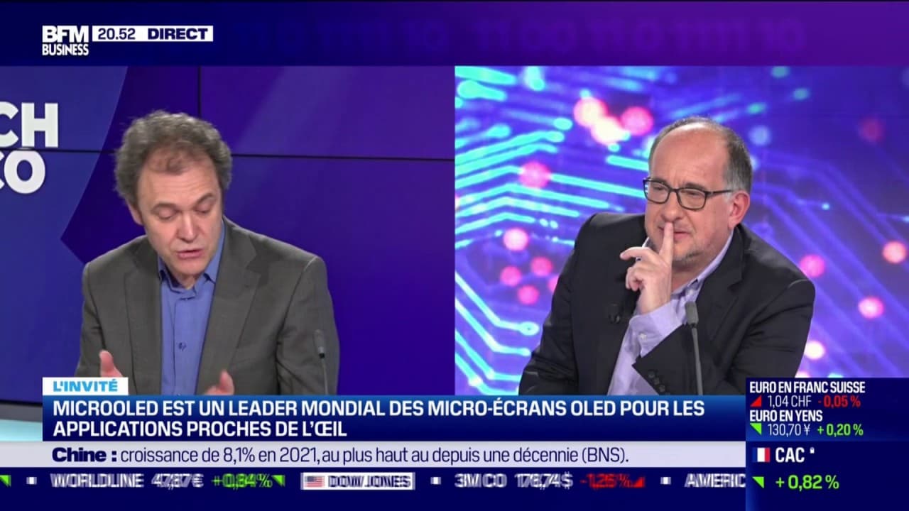 Microoled des lunettes de réalité augmentées made in France