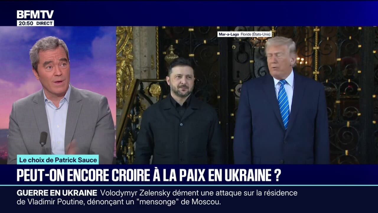 LE CHOIX DE PATRICK SAUCE - Peut-on encore croire à la paix en Ukraine