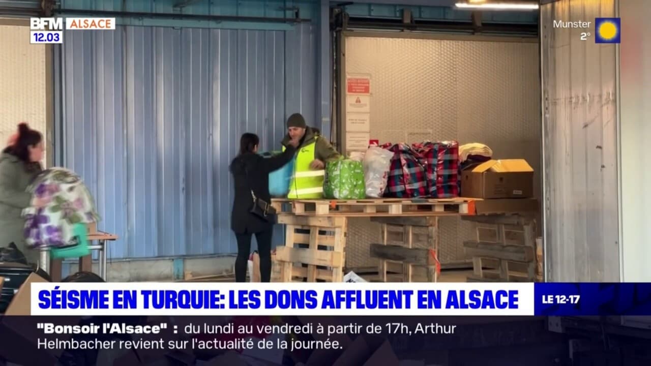 Séisme en Turquie: les dons affluent en Alsace