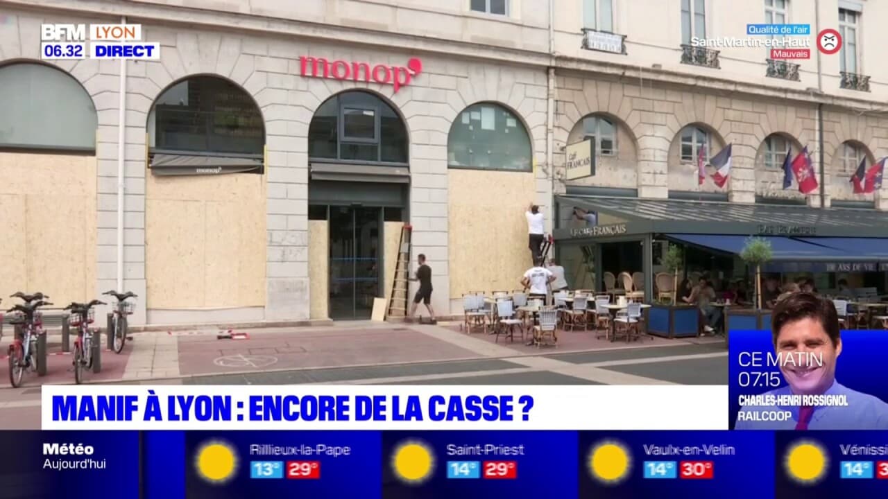 Manifestation du 6 juin à Lyon: les commerçants craignent de nouveau ... Manifestation du 6 juin à Lyon: les commerçants craignent de nouveau ...
