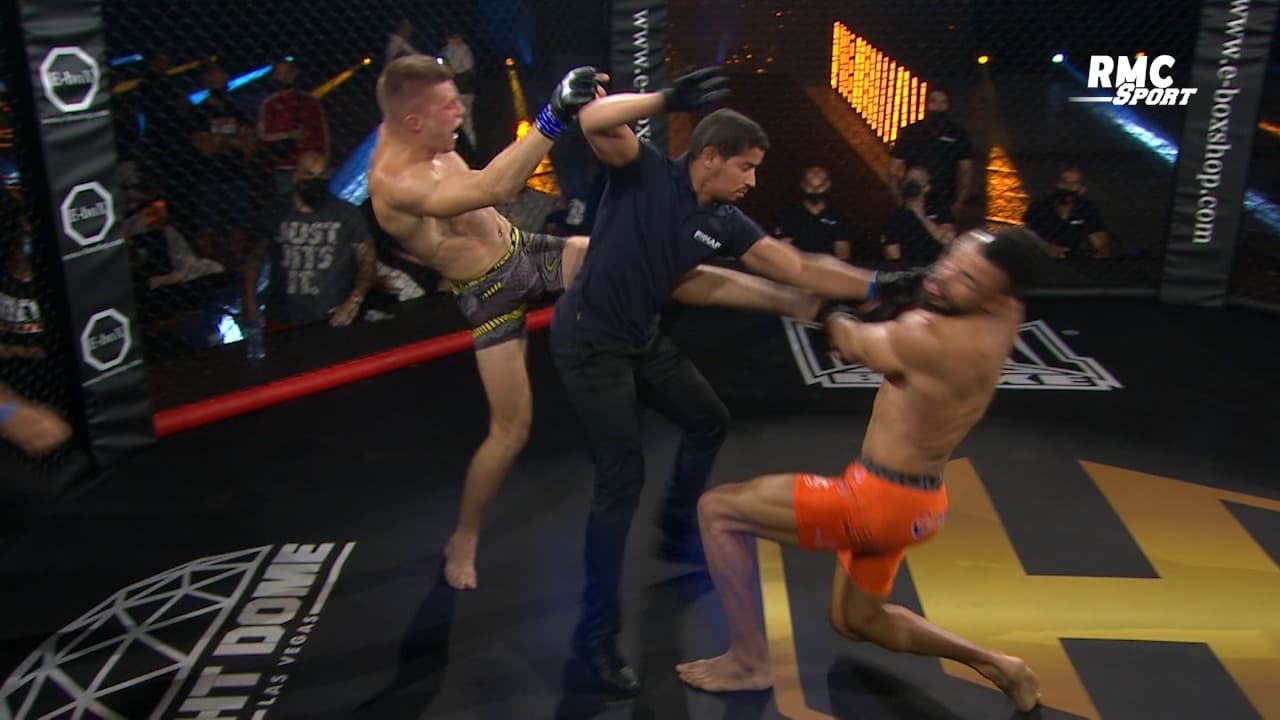 Hexagone MMA : Le très mauvais geste de Jagelo sur Amoussou, vainqueur ...