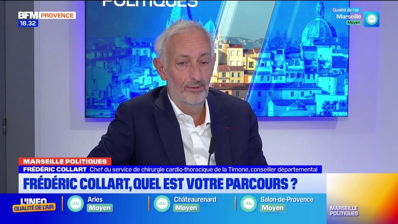 Marseille: qui est Frédéric Collart, chirurgien cardiaque, qui se rêve candidat à la mairie?