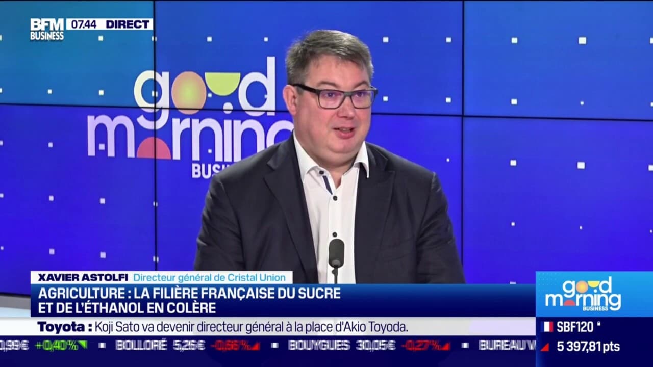 Xavier Astolfi, directeur général de Cristal Union sur la filière sucrière