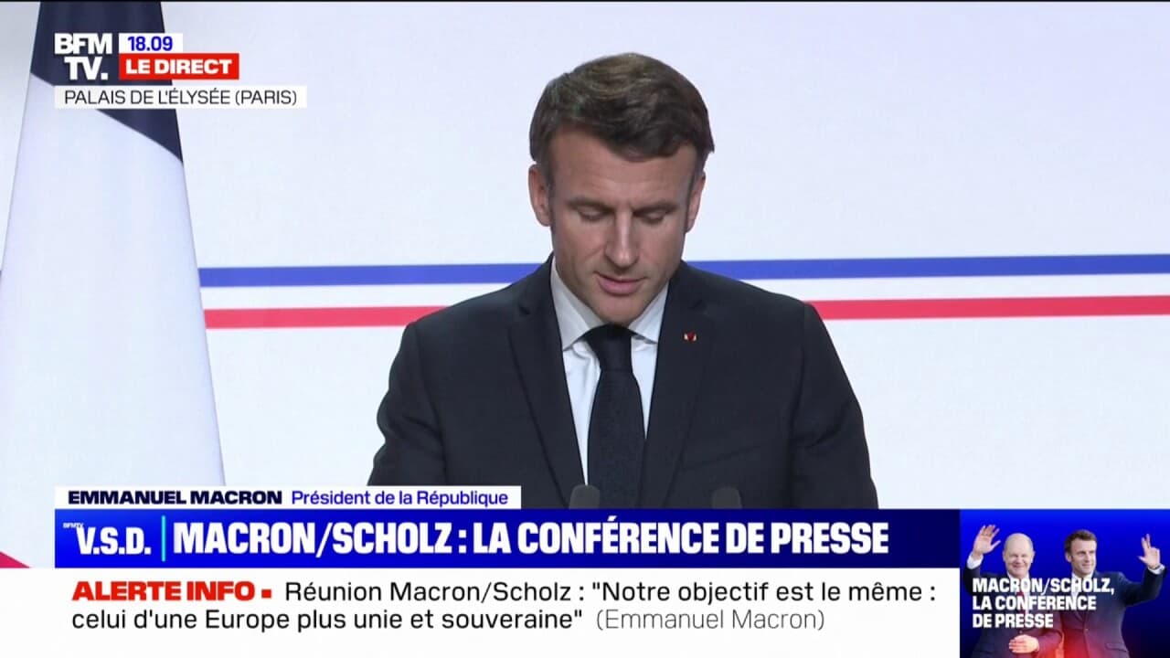 Emmanuel Macron: "Nous allons lancer en cette année 2023 un premier ...