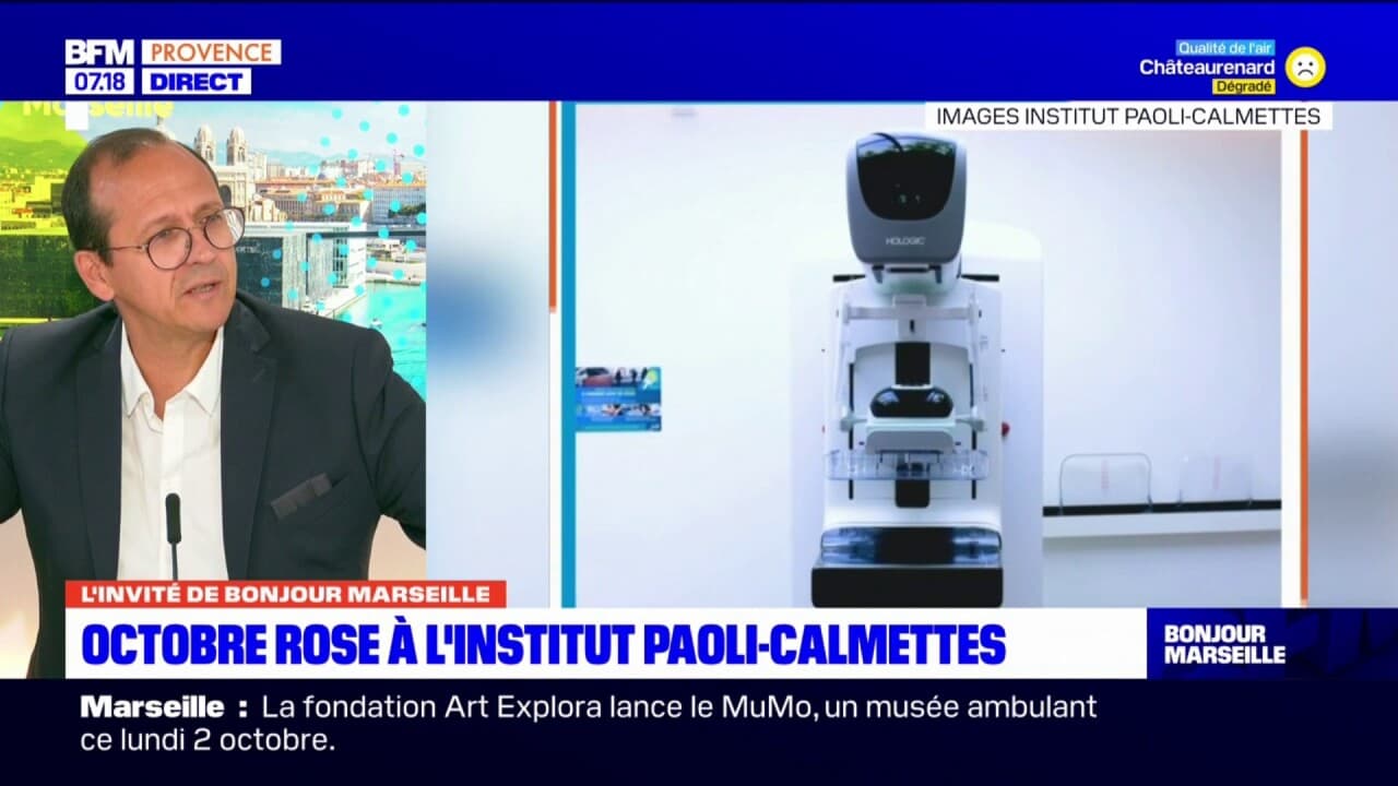 Marseille: Octobre Rose à l'Institut Paoli-Calmettes