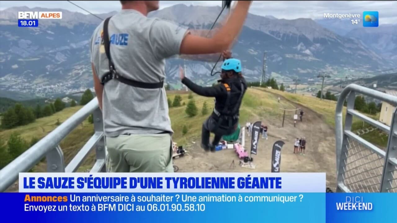Alpes-de-Haute-Provence: Le Sauze s'équipe d'une tyrolienne géante
