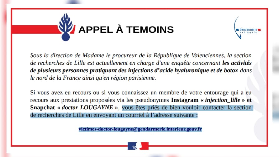 Lille: un appel à témoins lancé pour retrouver les victimes du Lille: un appel à témoins lancé pour retrouver les victimes du