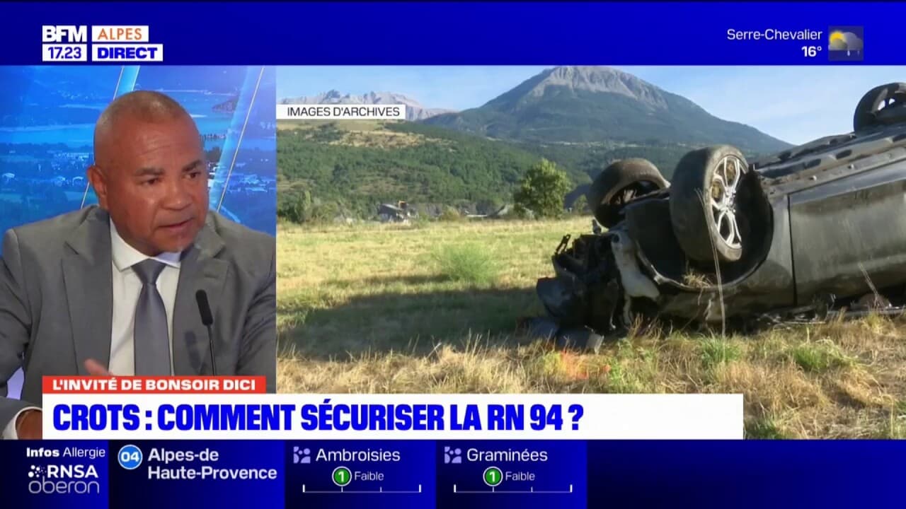 Crots: comment sécuriser la RN 94?