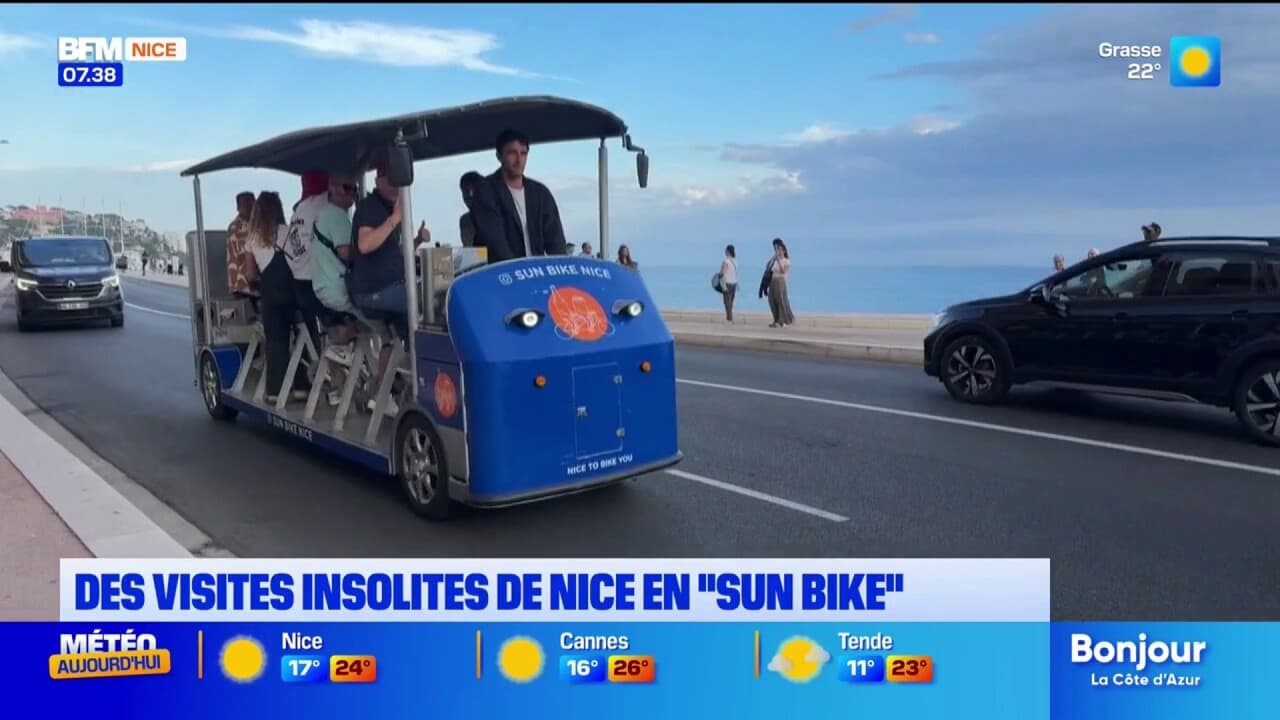 Prendre l'apéritif tout en pédalant... le "Sun Bike" propose des ...