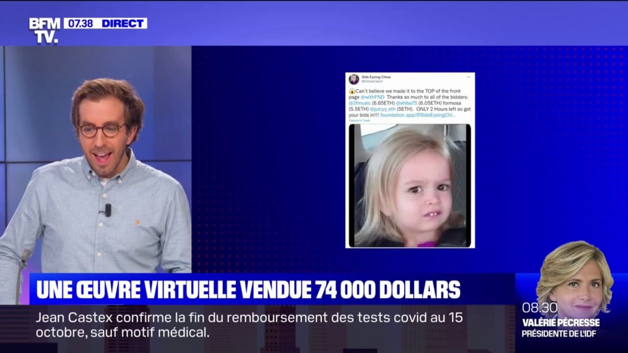 "Side Eyeing Chloe": l'œuvre virtuelle vendue 74.000 dollars