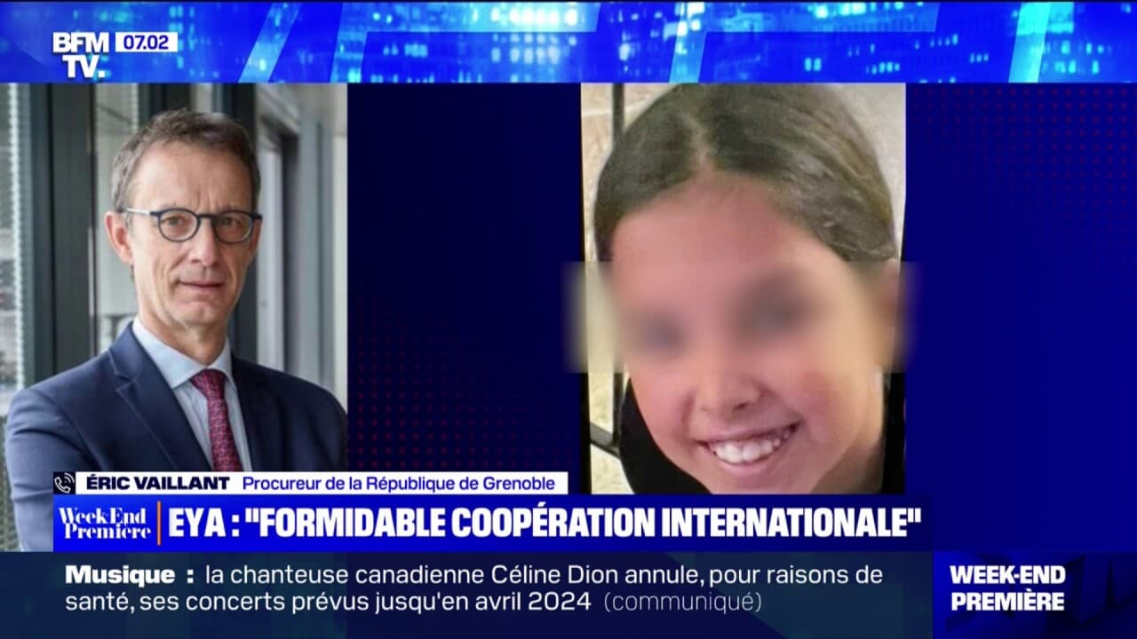 Eya retrouvée: Éric Vaillant, procureur de la République de Grenoble, a ...