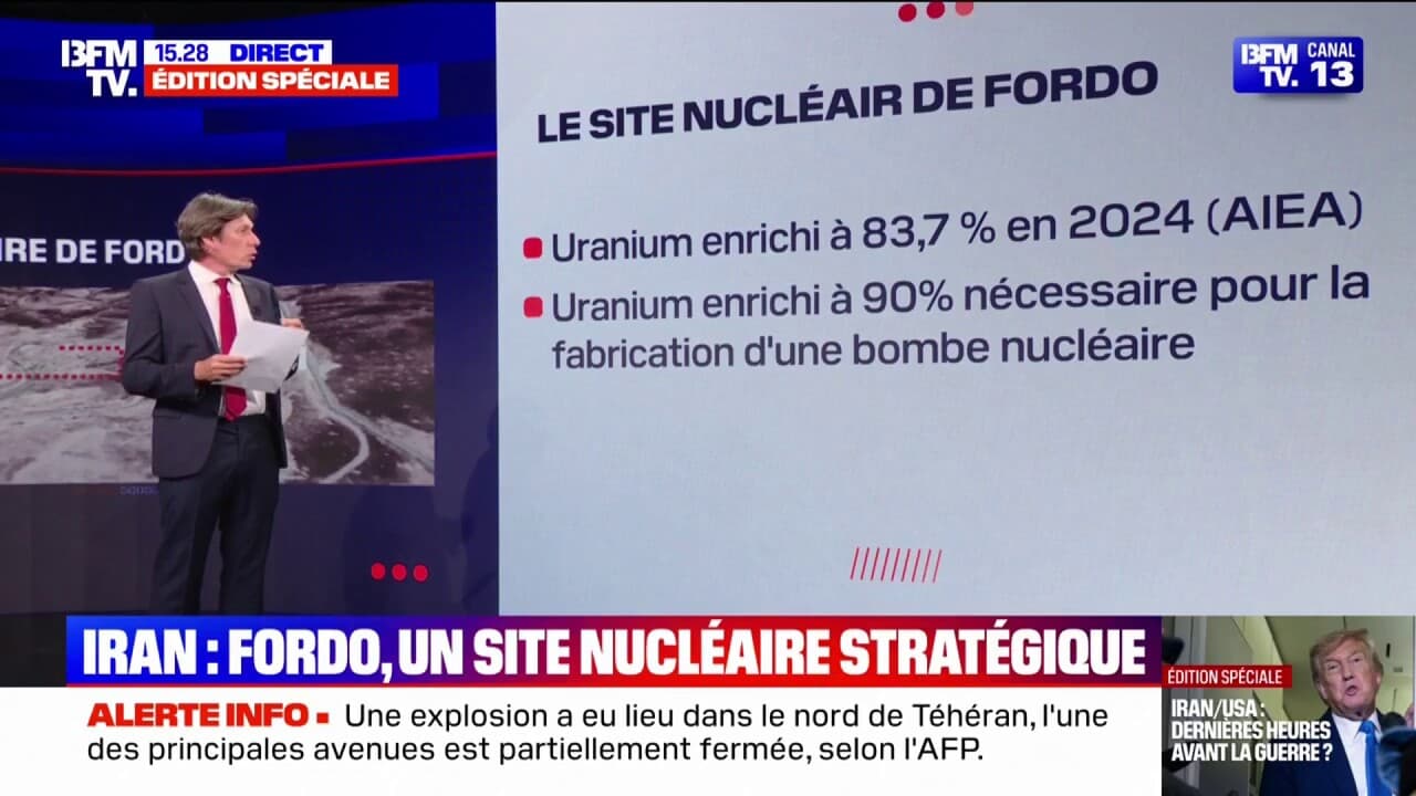 LES ÉCLAIREURS - Iran: pourquoi le site de Fordo est stratégique pour ...