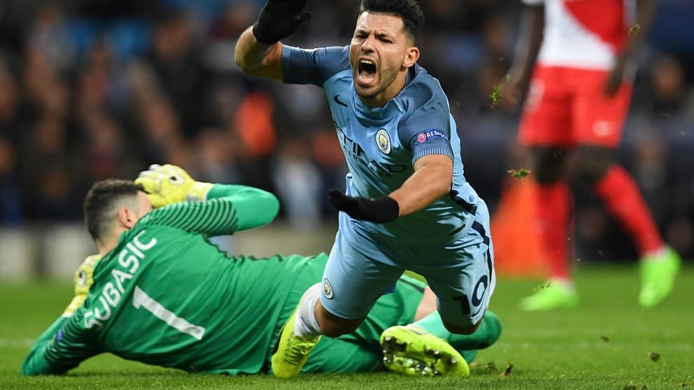 Man City-Monaco: l'arbitre a eu raison, il n’y avait pas penalty sur Aguero