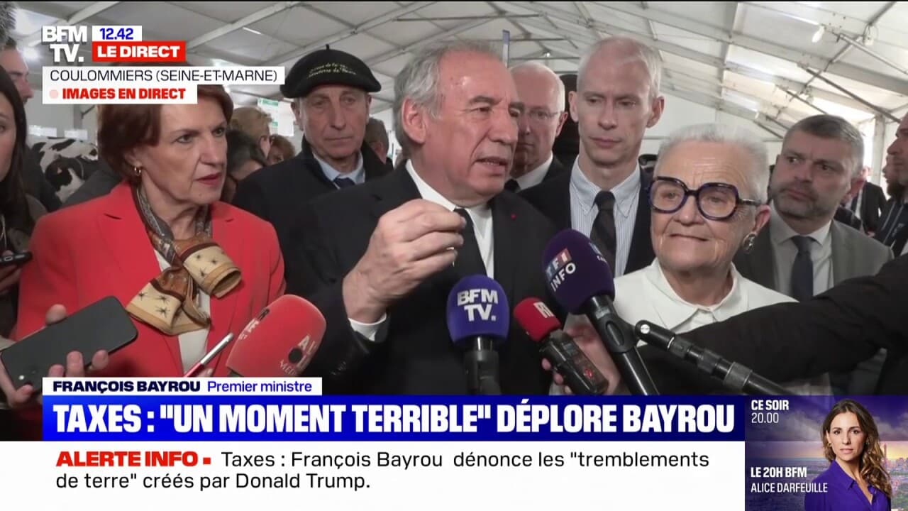 "Quand le président des États-Unis ajoute des taxes, c'est un tremblement de terre", dénonce ...
