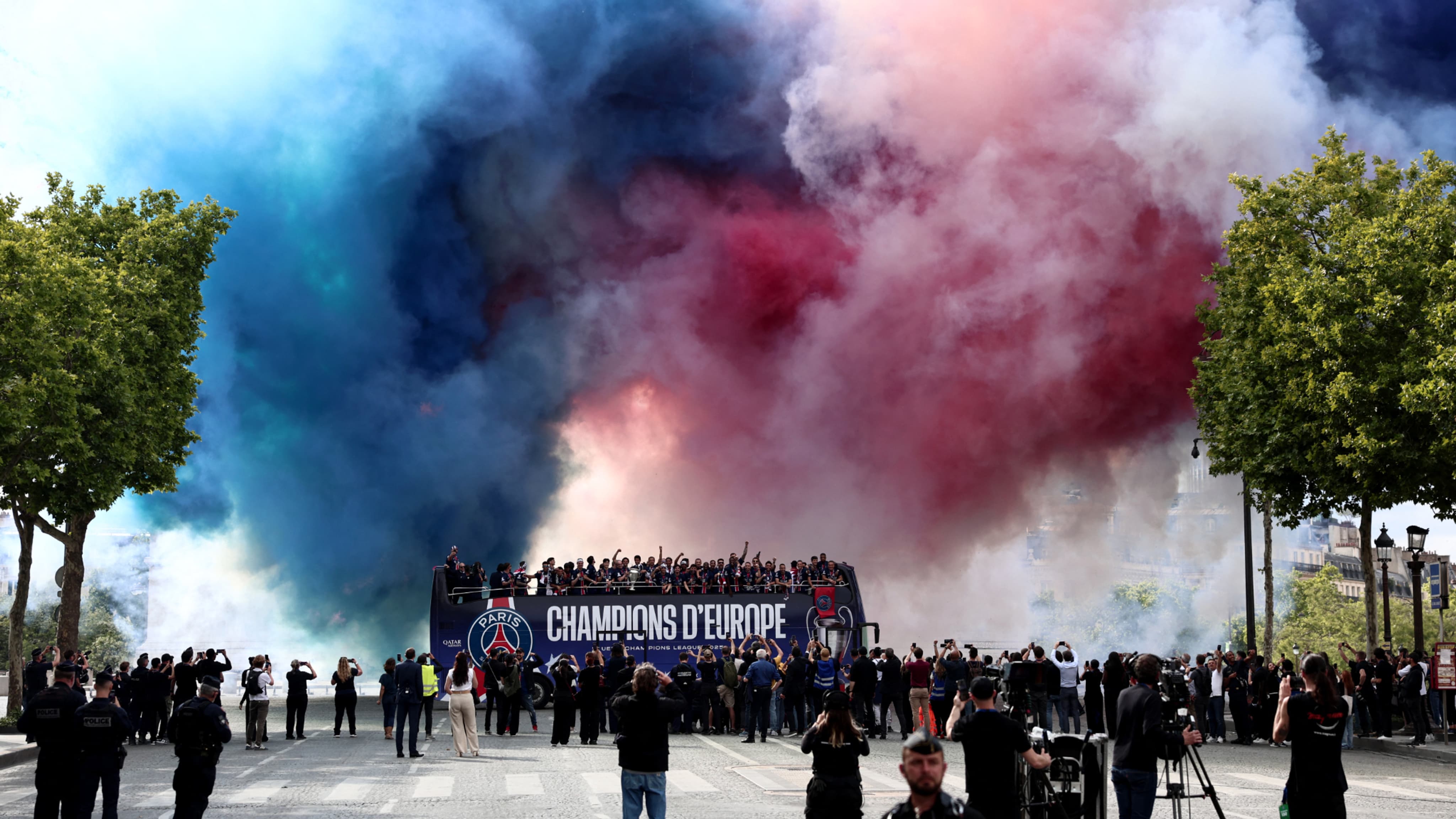 PSG vainqueur de la Ligue des champions: Parade, Élysée, Parc des ...
