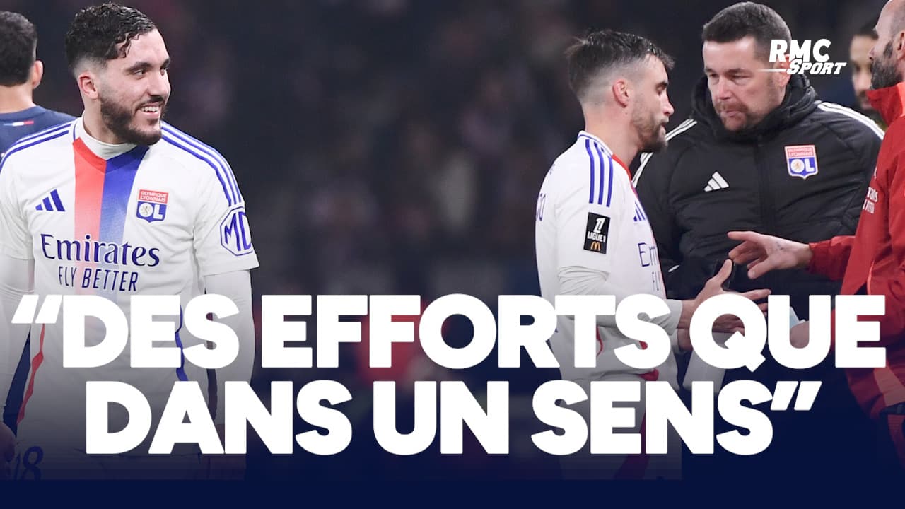 PSG 3-1 OL : "Des efforts que dans un sens" Sage justifie le remplacement de Cherki