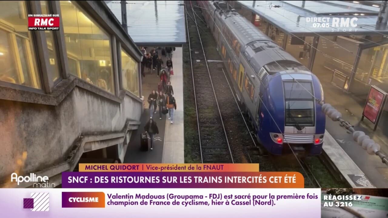 SNCF : des ristournes sur les trains Intercités cet été