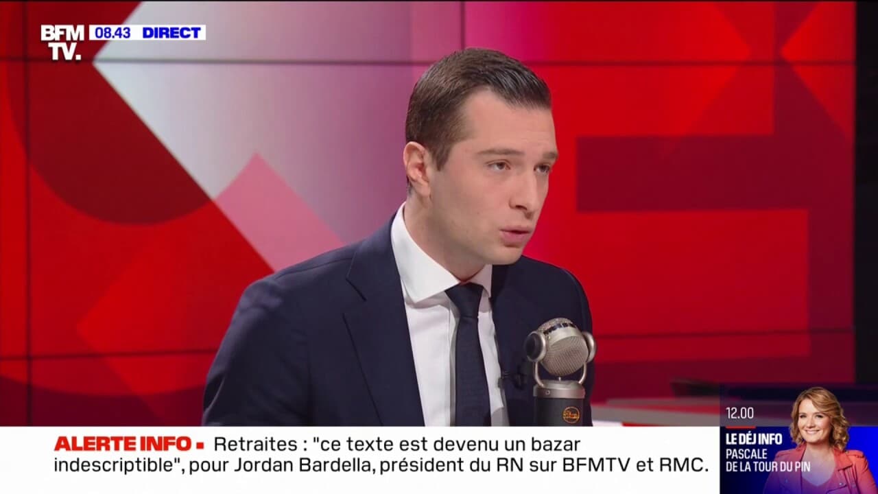 Jordan Bardella: "Je pense qu'il y a des régimes spéciaux qui ne se ...