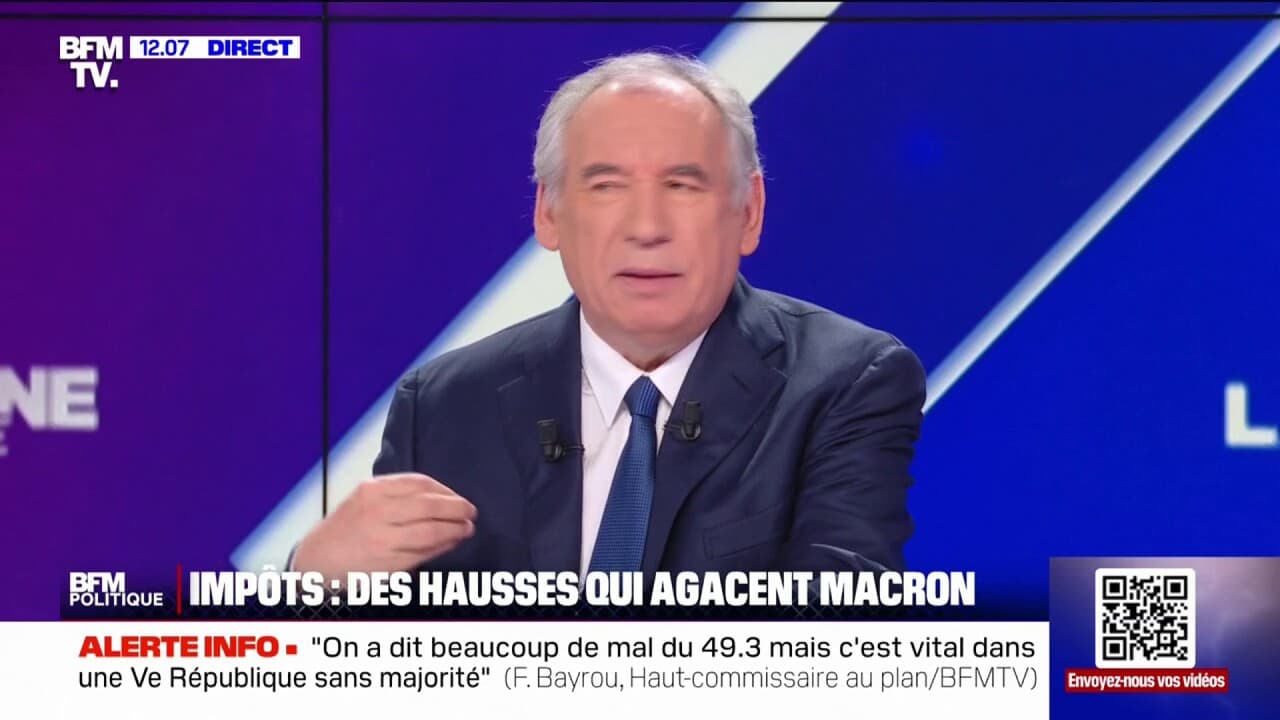 François Bayrou (président du Modem): "On va s'apercevoir dans les mois ...