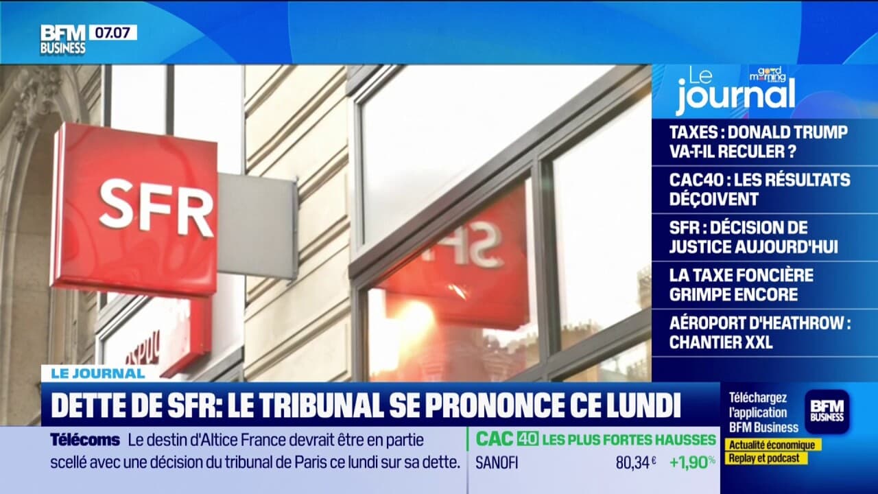 Dette de SFR: le tribunal de commerce doit se prononcer ce lundi