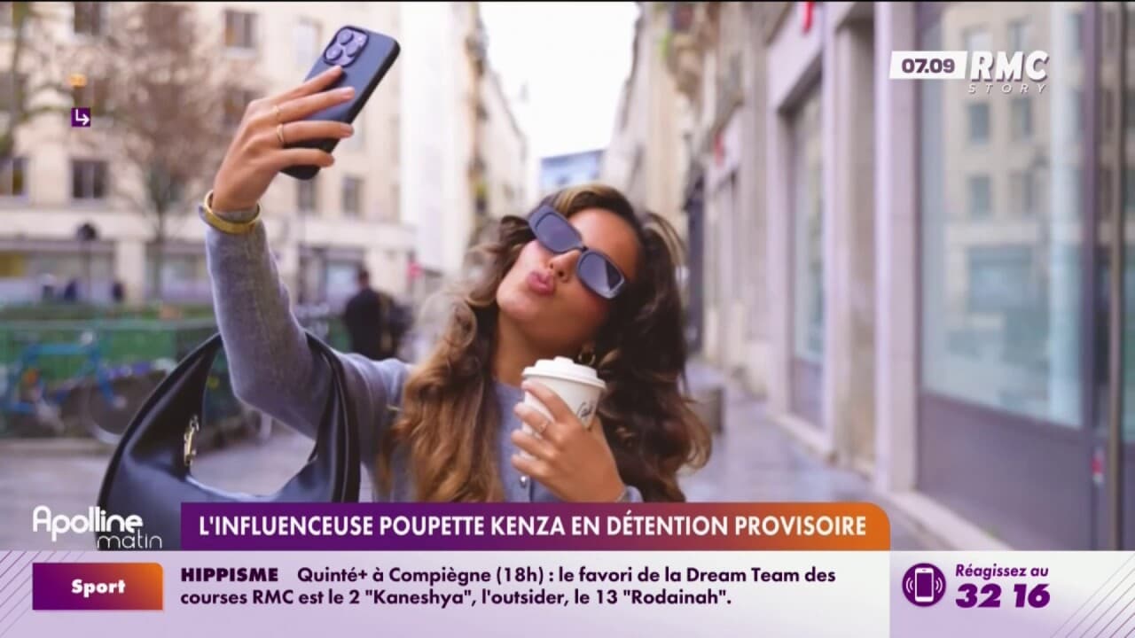 L'influenceuse Poupette Kenza en détention provisoire