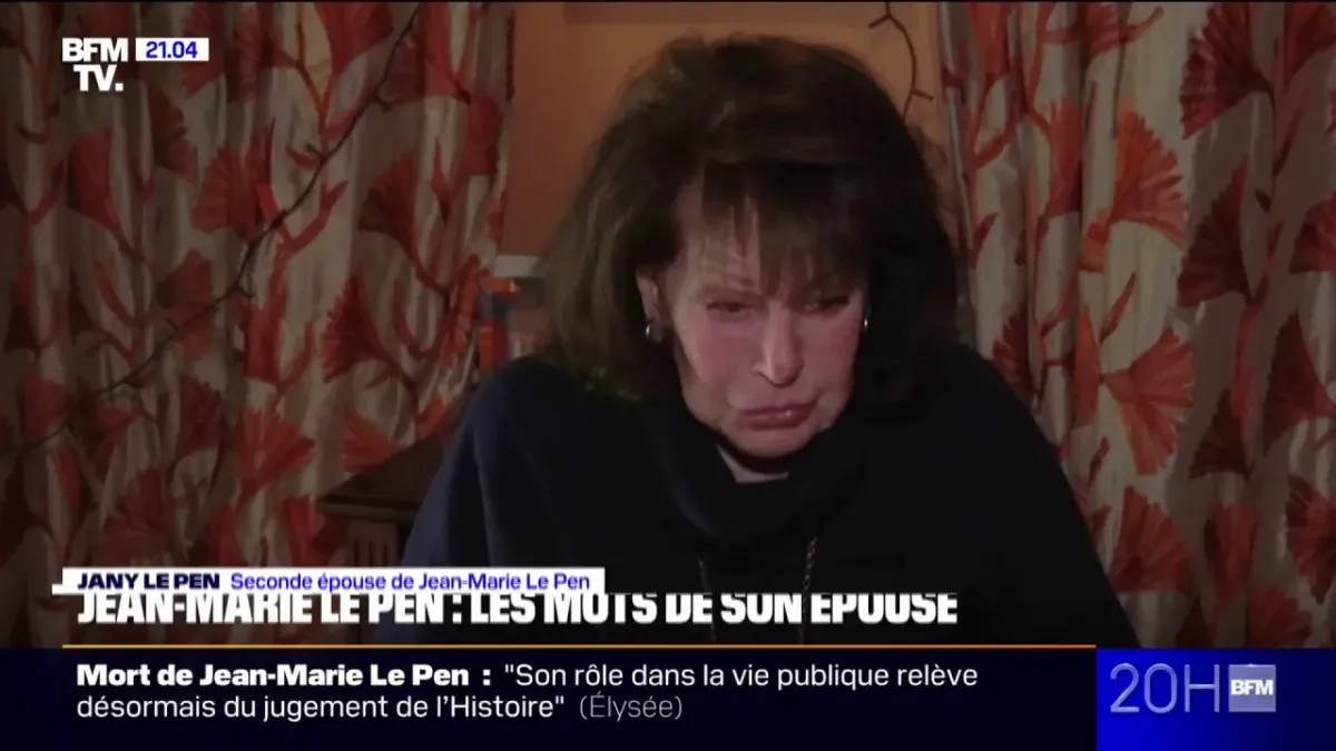 "Un homme d'une grande finesse": Jany Le Pen rend hommage à son époux ...