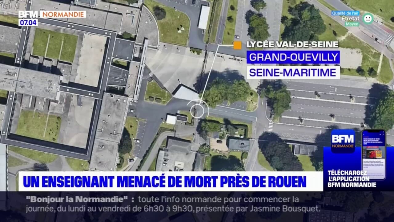 Grand-Quevilly: un enseignant menacé de mort par un parent d'élève Grand-Quevilly: un enseignant menacé de mort par un parent d'élève