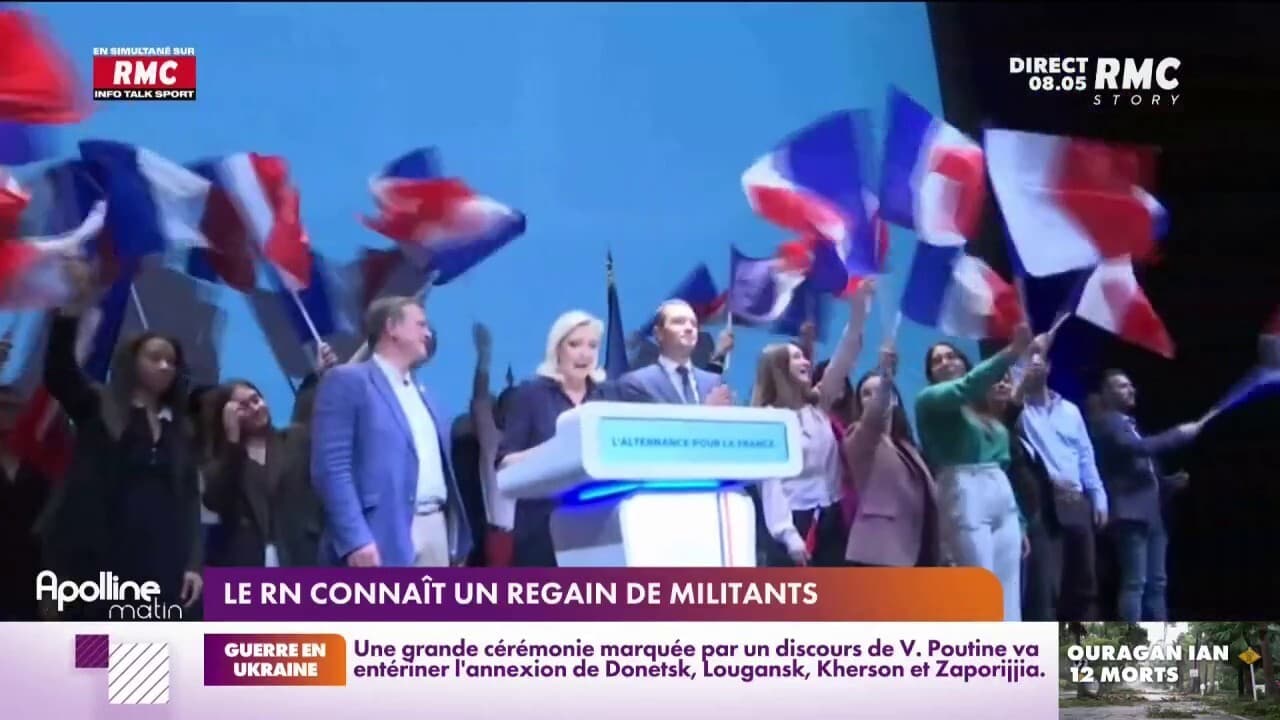 le RN connaît un regain de militants