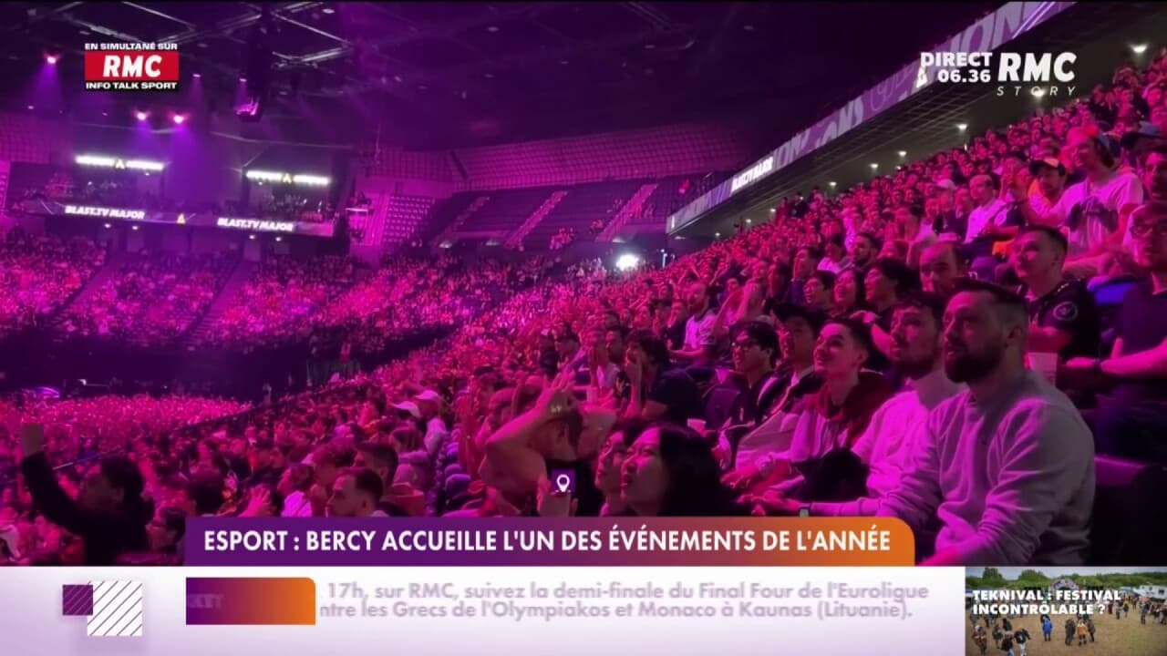 L'Accor Arena de Bercy accueille l'un des événements esport de l'année
