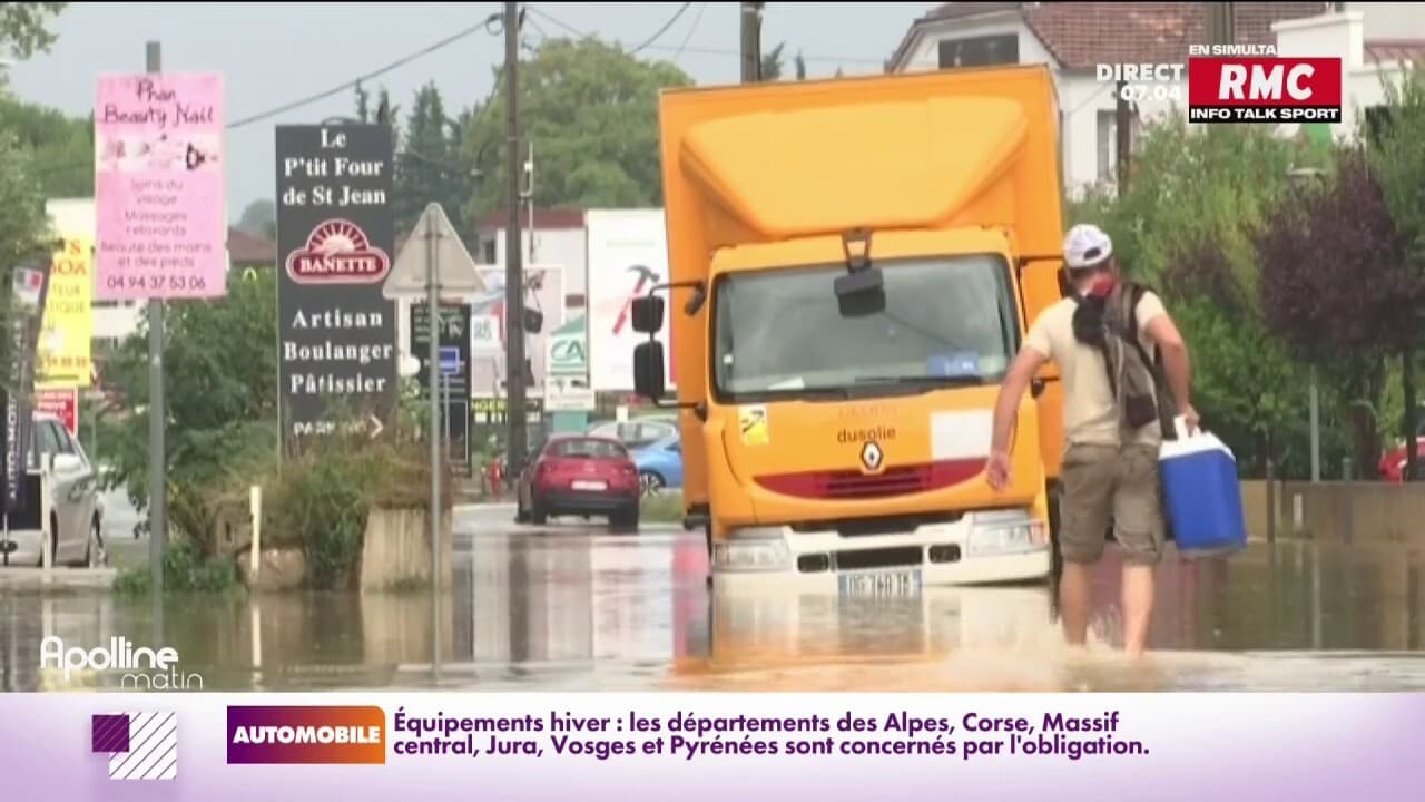 Inondations dans le Var: la région de Brignoles se réveille les pieds ...