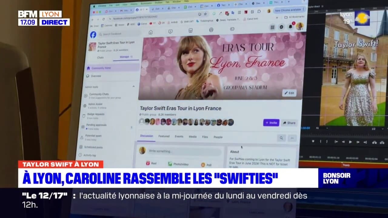 Taylor Swift: Caroline rassemble les "Swifties" lors du passage de la ...