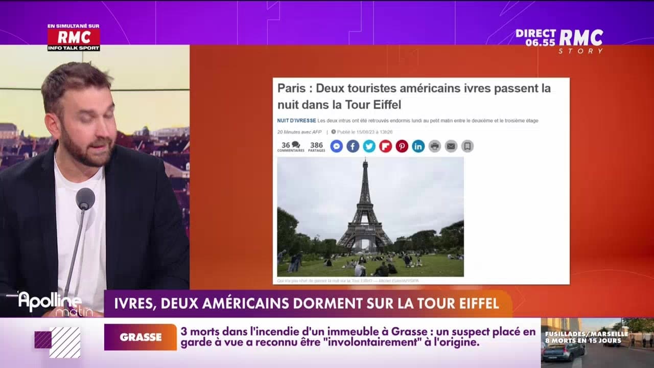 Les histoires de de Martin Bourdin : Ivres, deux Américains dorment sur ...