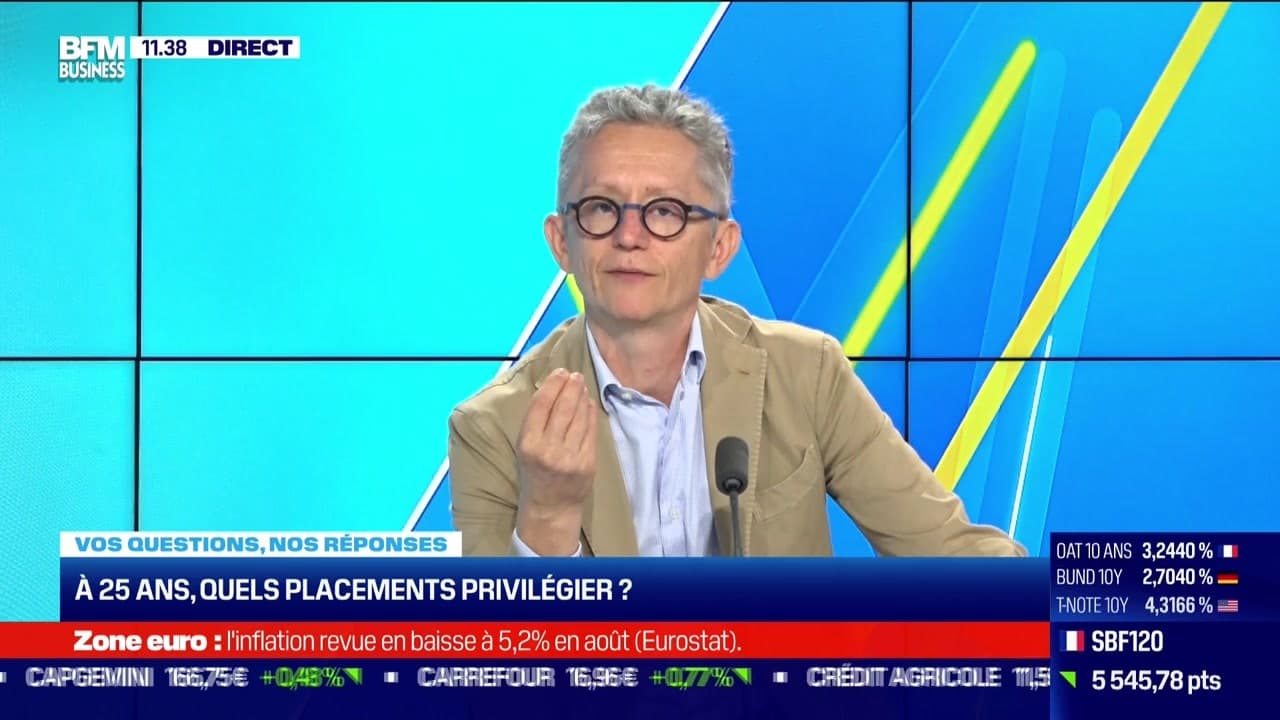 Vos questions, nos réponses : À 25 ans, quels placements privilégier ? - 19/09