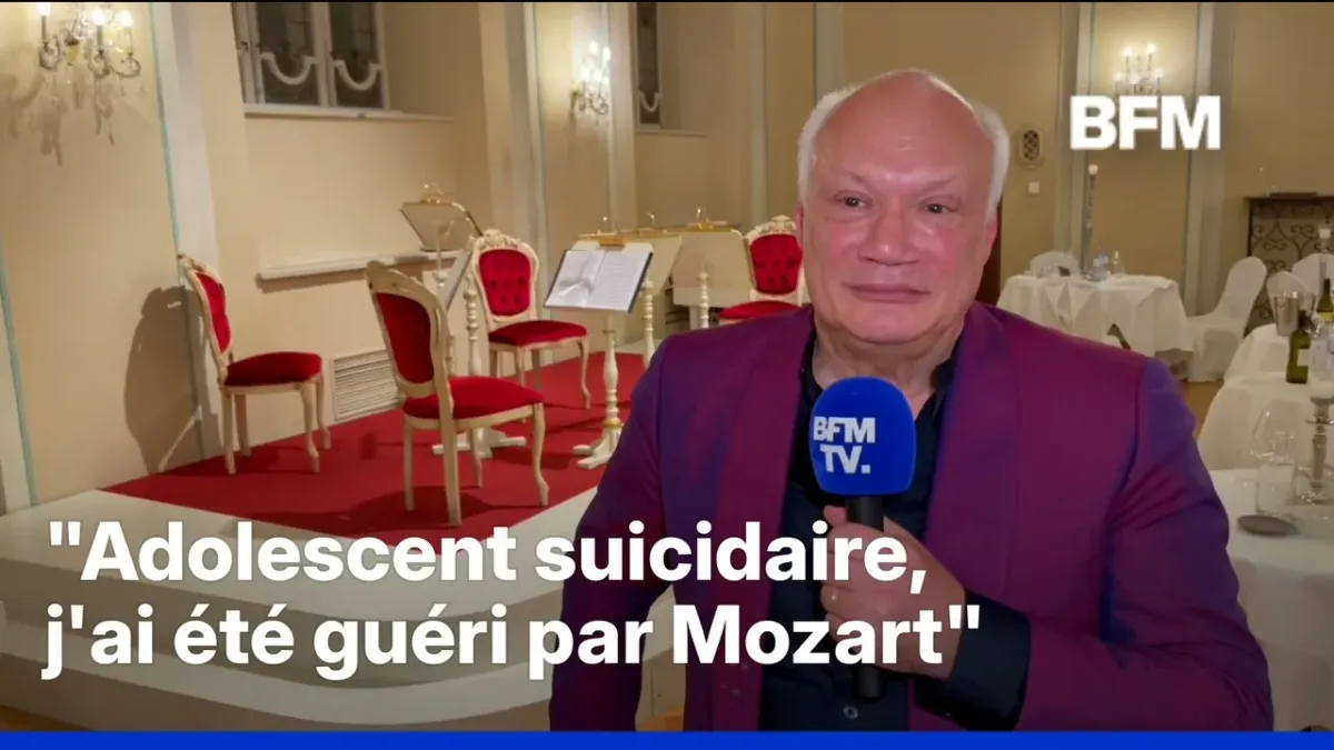 "Juste après Dieu, il y a papa": l'hommage d'Éric-Emmanuel Schmitt à Mozart