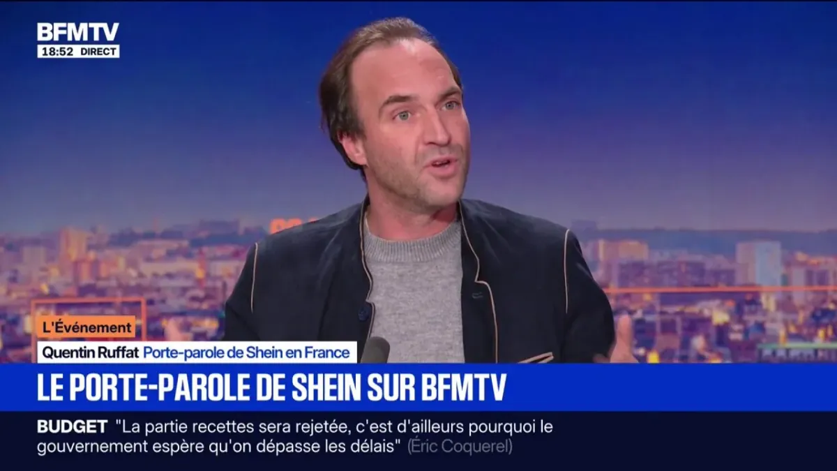 Poupées sexuelles sur Shein: "C'est inacceptable", déclare Quentin Ruffat, porte-parole de Shein ...