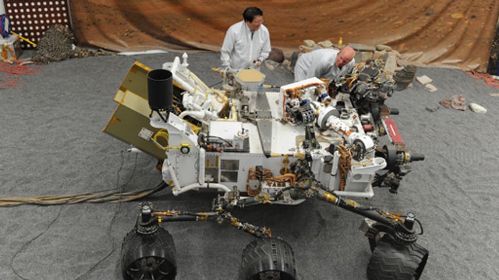 Le Robot Curiosity Sest Posé Sur Mars