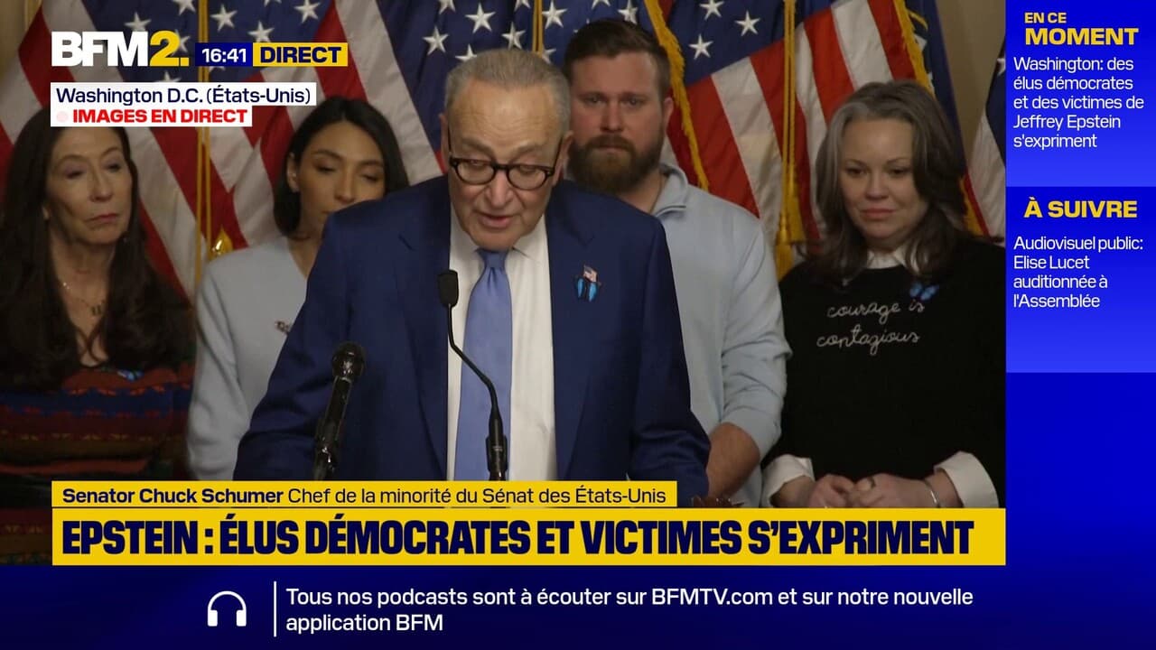 Affaire Epstein: le démocrate Chuck Schumer annonce un projet de loi ...